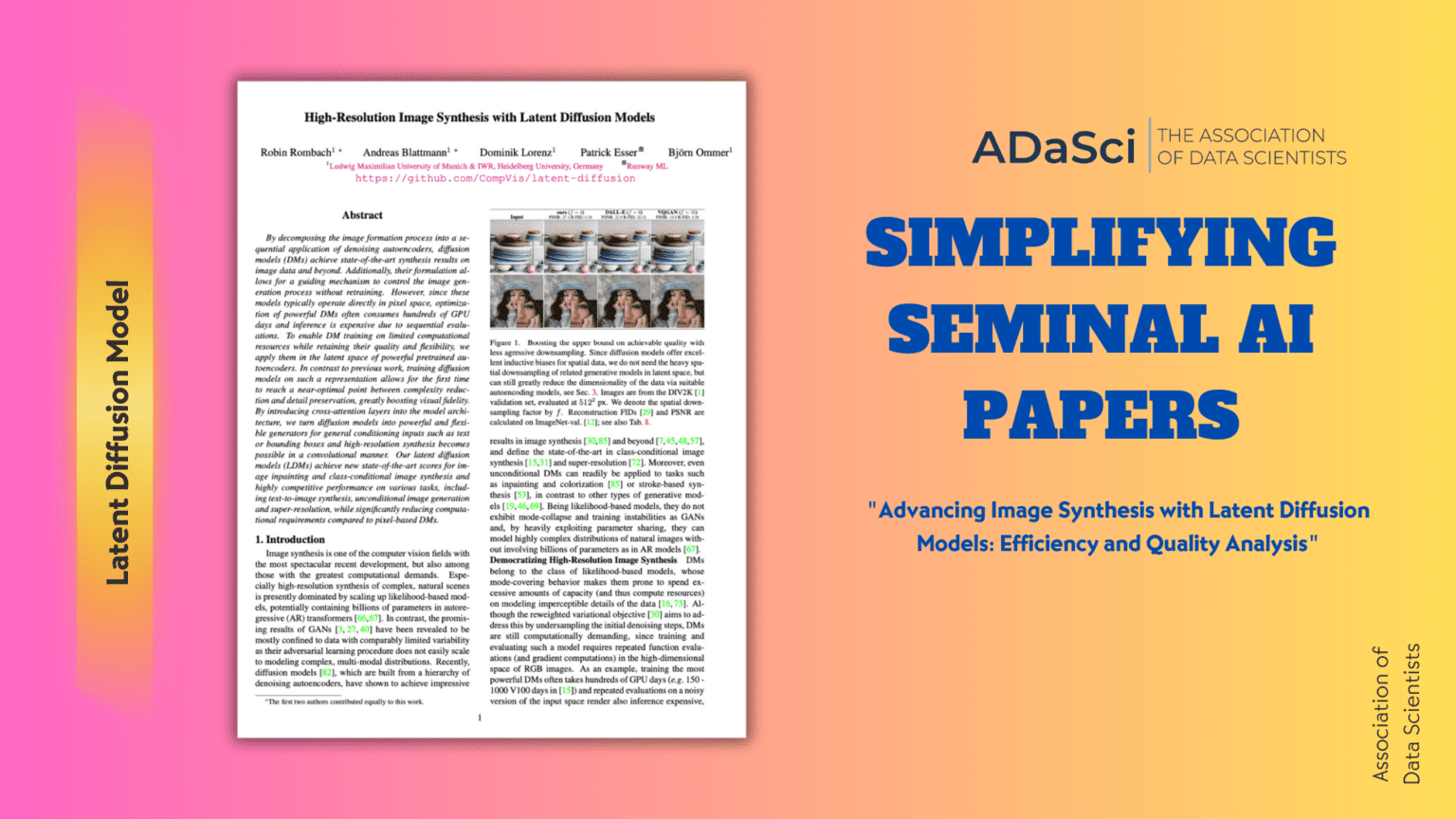 Simplifying Seminal AI Papers: Latent Diffusion Model